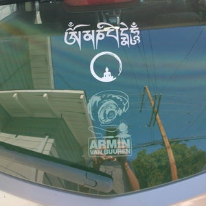 Meditation Decal Meditate Car Decal Meditation Sticker Vinyl Decal Yeti ...