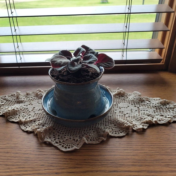 SMALL African Violet Pot, Made to Order Small/starter Self Watering ...