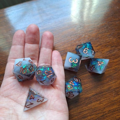 Nonbinary Flag Dice Nonbinary Dice Layer Dice Non Binary Flag Dice D&D ...