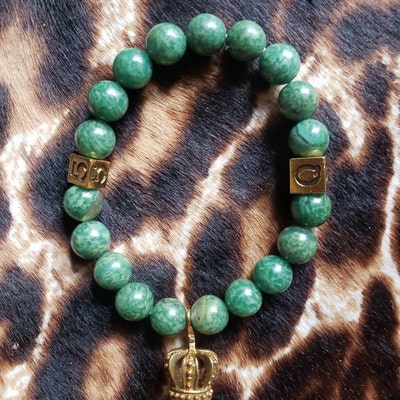 1 GOLD Cube NUMBER Bead 5mm Gold Plated Pewter USA Made Jewelry ...