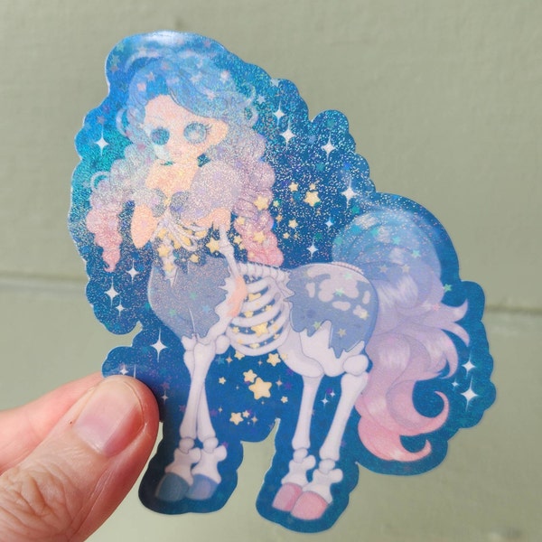 Skeletal Centaur | Centaur Stickers, Centaur, Kawaii Stickers, Girly ...