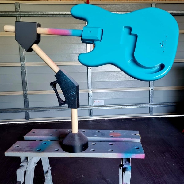 3D Printed Guitar Spray Jig: Strat & Tele Body Painting Aid - Etsy