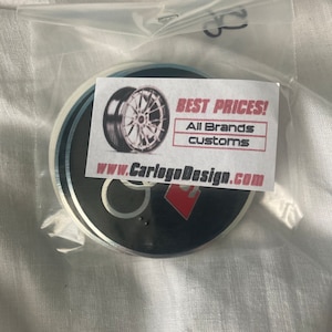 Metal Stickers Car Wheel Center Cap Stikers Set of 4 - Etsy