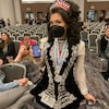 Lace Crown With Clear AB Rhinestones or Sew on Pearls. Lace Irish Dance ...