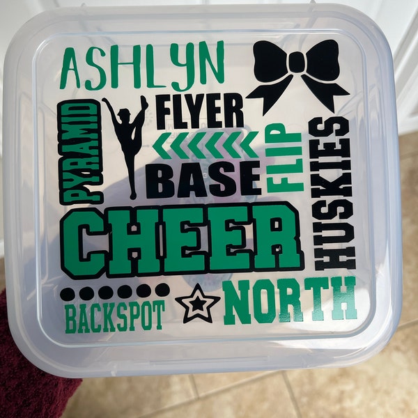 Cheer Bow Box - Great for Keeping Cheer Bows Perfect! Cheer Comps, Big ...