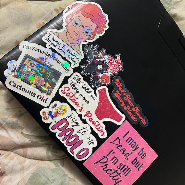 I'm Saturday Morning Cartoons Old Sticker, Vintage Cartoons Sticker ...