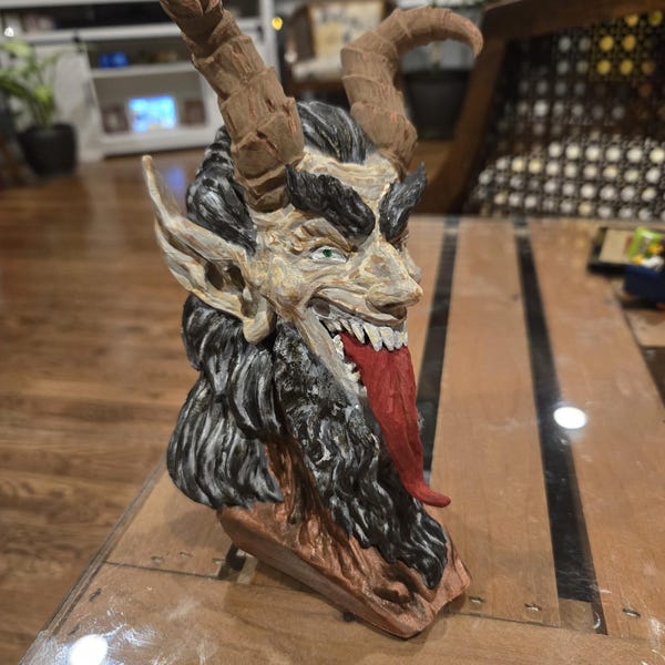 Wendigo Bust (pre Supported and Unsupported), Stl File 3D Printing ...