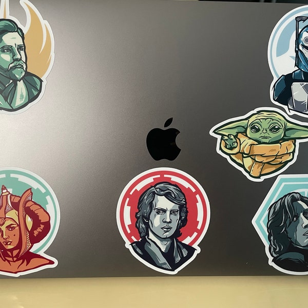 Star Wars Sticker Luke Skywalker / Vinyl Sticker / Laptop Sticker ...