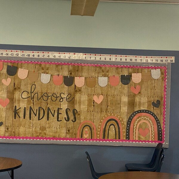 Kindness Matters- Boho Themed Bulletin Board Kit - Etsy