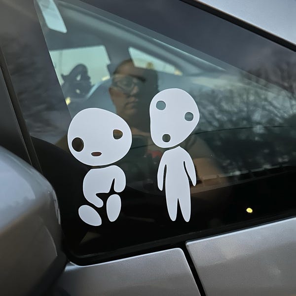 Soot Sprites Vinyl Decal, Spirited Away Forest Spirit Design ...