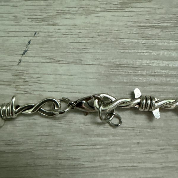 Y2K Barb Wire Choker Chain - Thorned Y2K Punk Chain - Gothic Y2k Chain ...