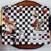 Queen of Hearts Digital Scrapbook Kit Vintage Alice - Etsy