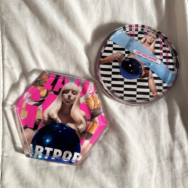 Lady Gaga Fame Monster Resin Art Music Coaster - Etsy
