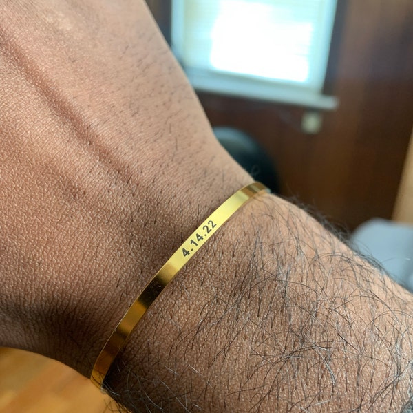 Your Own Text, Customized Cuff, Custom Bracelet, Inspirational Gift ...