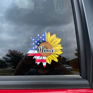 Green Line Flag Decal, Sunflower Vinyl Decal Sticker, Military Wife ...