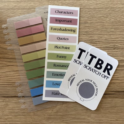 TBR Scratch off Card General Fiction Book Mystery to Be Read TBR Jar ...