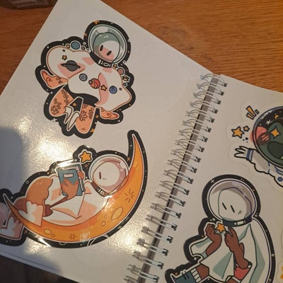Cute Space Ghost Sticker Set V5// 4in Waterproof/weatherproof - Etsy UK