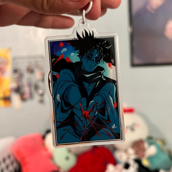 Suguru Geto Chibi Head Acrylic Keychain - Etsy