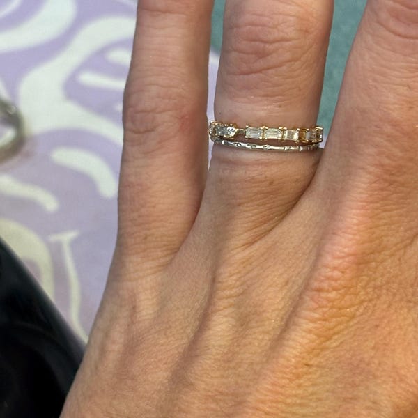 Custom 1 Mm Secret Message Ring, Hidden Quote Jewelry, Initial Ring ...