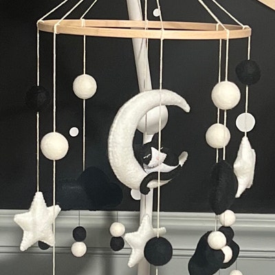 Bat Baby Mobile, Bat Nursery Mobile, Hanging Bat, Halloween Baby Mobile ...