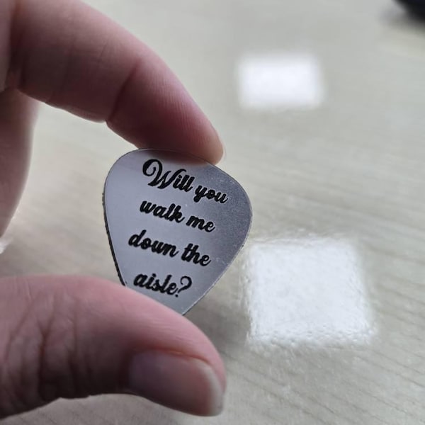 PERSONALISED GUITAR PLECTRUM Acrylic Music Themed Wedding Table ...