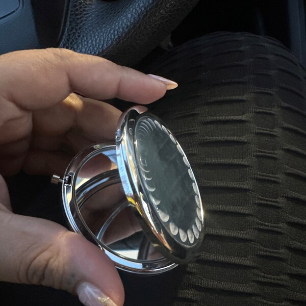 Moon Phases Compact Mirror - Celestial Outerpace - Make up Pocket ...