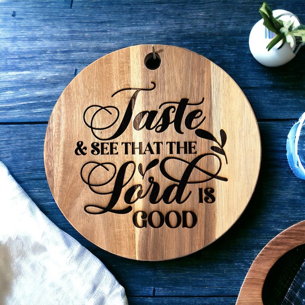 Christian Cutting Board Svg, Kitchen Scripture Sign Svg, Bible Verse ...