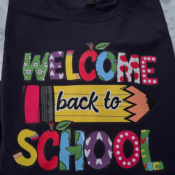 Welcome Back to School PNG, Retro Teacher Png, Teacher Png, Pre-k 1st ...