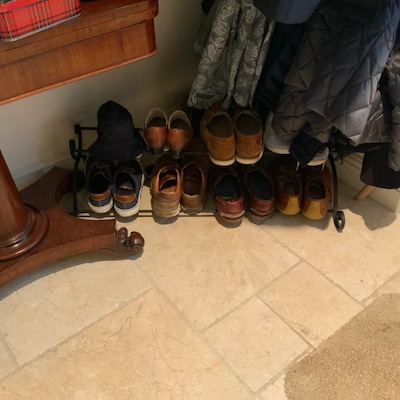 Buy Wrought Iron Shoe Rack 90cm Version Online in India - Etsy