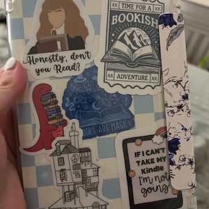 Just One More Chapter Sticker, Water Bottle Sticker, Kindle Sticker ...