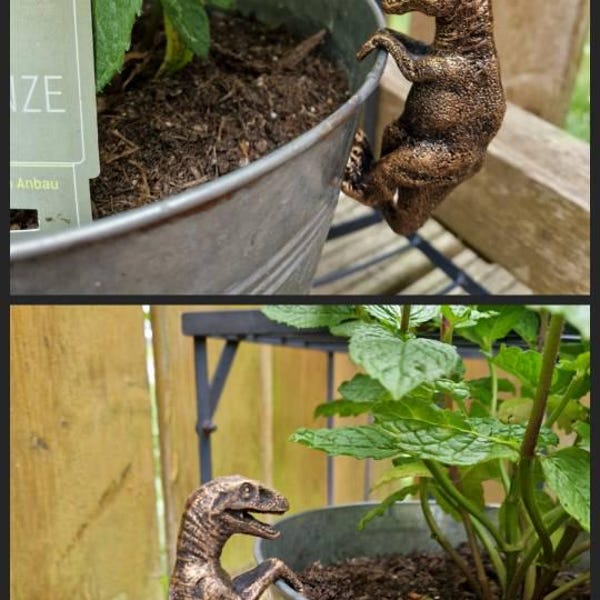 Brachiosaurus Pot Buddy | Home & Garden Dinosaur Decor | British Design ...