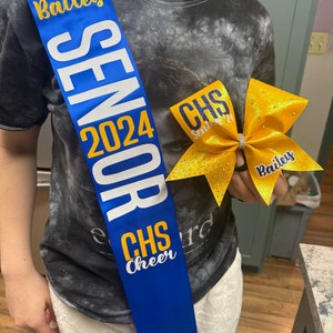 School Spirit Bow High School Cheer Team Bow Custom Hair Bow Cheer Bows ...