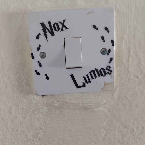Epic Modz Lumos Nox Light Switch Vinyl Decal Sticker Child Room ...