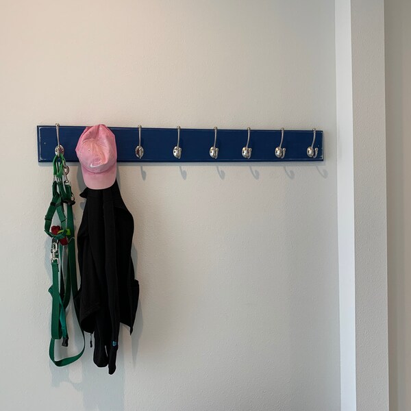 Brookside Wall Mounted Hook Rack - 20 Paint Colors - Clothing Hook, Key ...