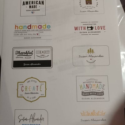 Personalized Labels Sampler Pack 2 - Etsy