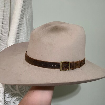 Snakeskin Hatband Cowboy Wasteland Cosplay Python Leather Hat Band ...