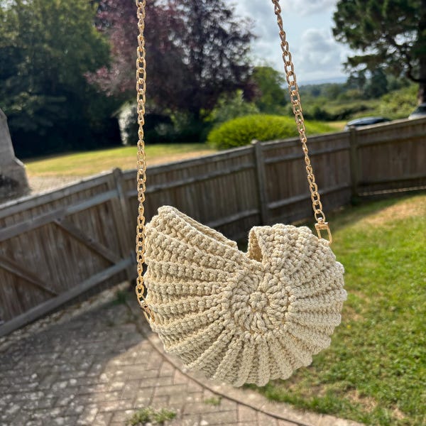 Sea Shell Crochet Bag Pattern Instant Download Etsy