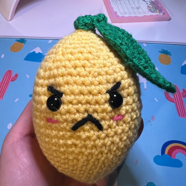 Lemon Crochet Pattern | Lemon Amigurumi Pattern | Luscious Lemon | Fruit Crochet Pattern | PDF ...
