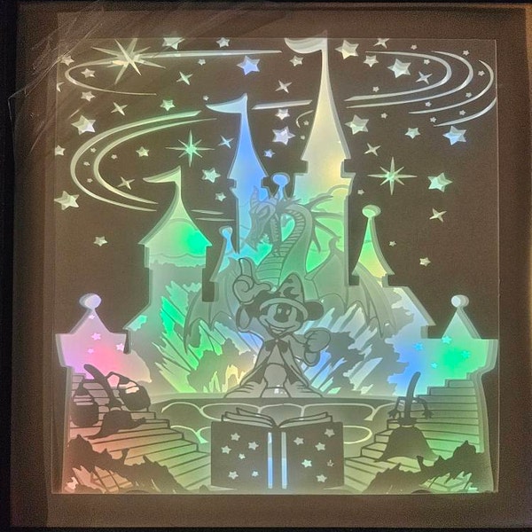 LIGHTBOX MICKEY FANTASIA - Etsy