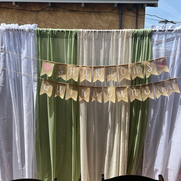 Quinceanera Decorations, Custom Quinceanera Banner, Mis Quince Banner ...