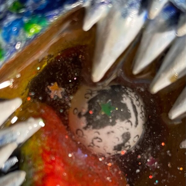 Mini Moon Marbles .5 Inch (14mm) Diameter - Set of 3 With Stands or 1 ...