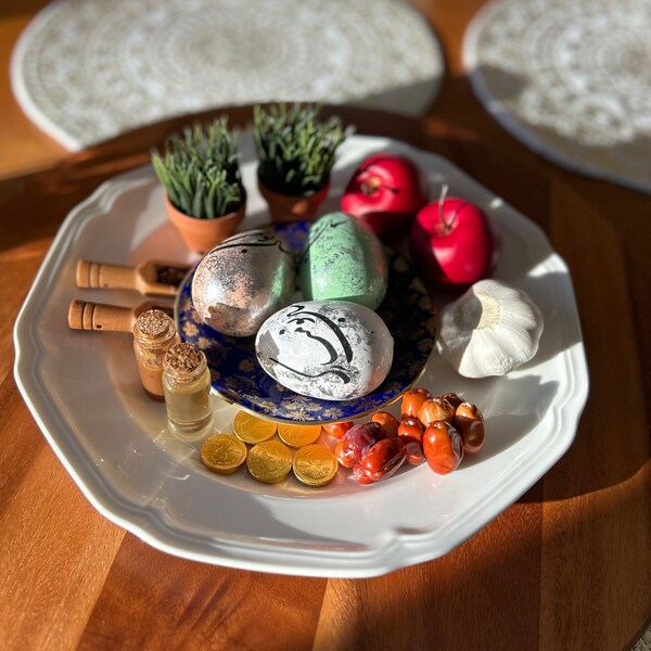 Haftseen Mirror Customized Persian, Haftsin - Etsy