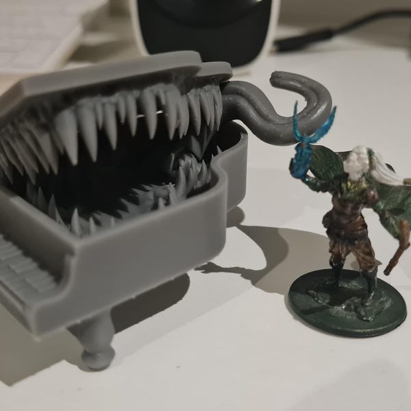 Piano Mimic - Mouth Opens and Closes! Hidden Mimic Mouth on This ...