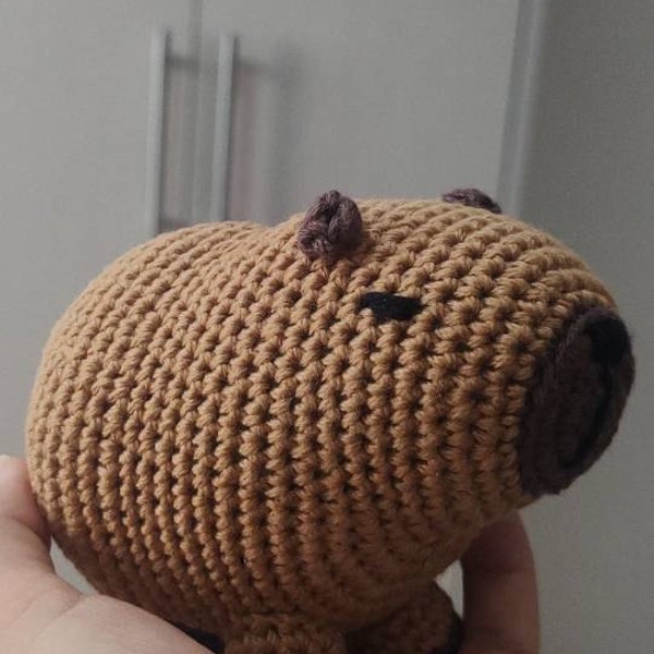 How to Crochet Lovely Capybara? - Amigurumi Capybara Crochet Pattern - Etsy