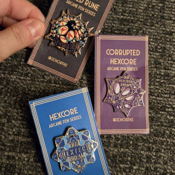 Hexcore "our Hextech Dream" Enamel Pins // Jayce and Viktor Arcane Pins ...