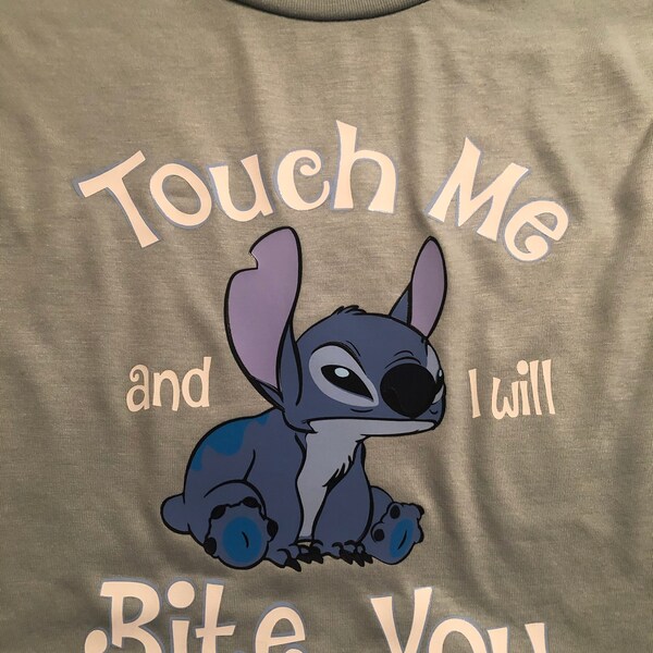 Stitch Touch Me and I Will Bite You Svg, Lilo and Stitch,stitch Svg ...