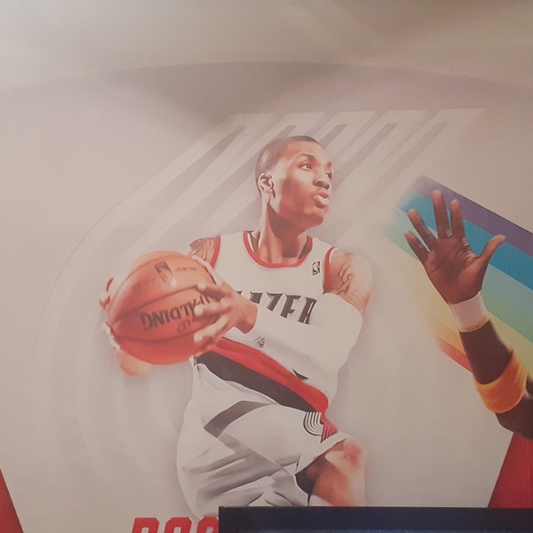 3D NBA Basketball A411 Removable Wallpaper Self Adhesive Wallpaper ...