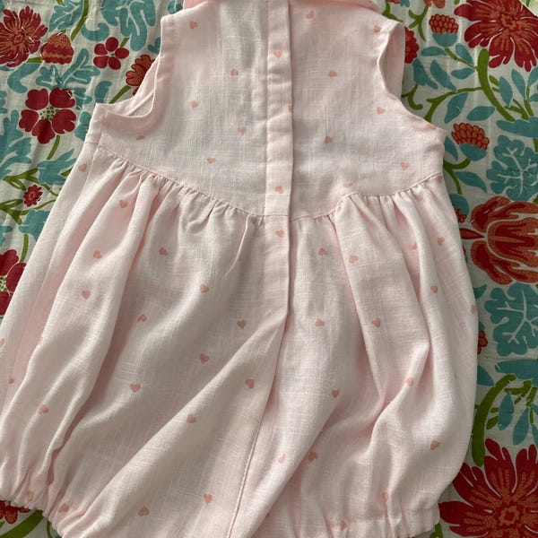 Baby Romper PDF Sewing Pattern – Instant Download — Peter Pan Collar ...