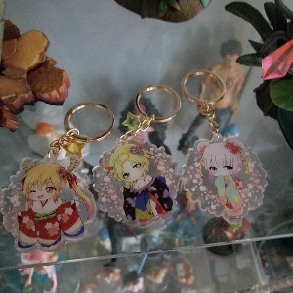 Festival Keychains dragon Maid - Etsy Canada