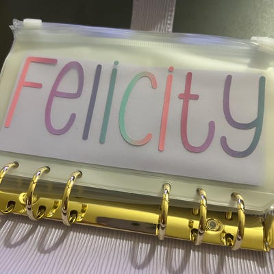 Budget Binder Personalized With Cash Envelopes A6 Glitter Budgeting ...